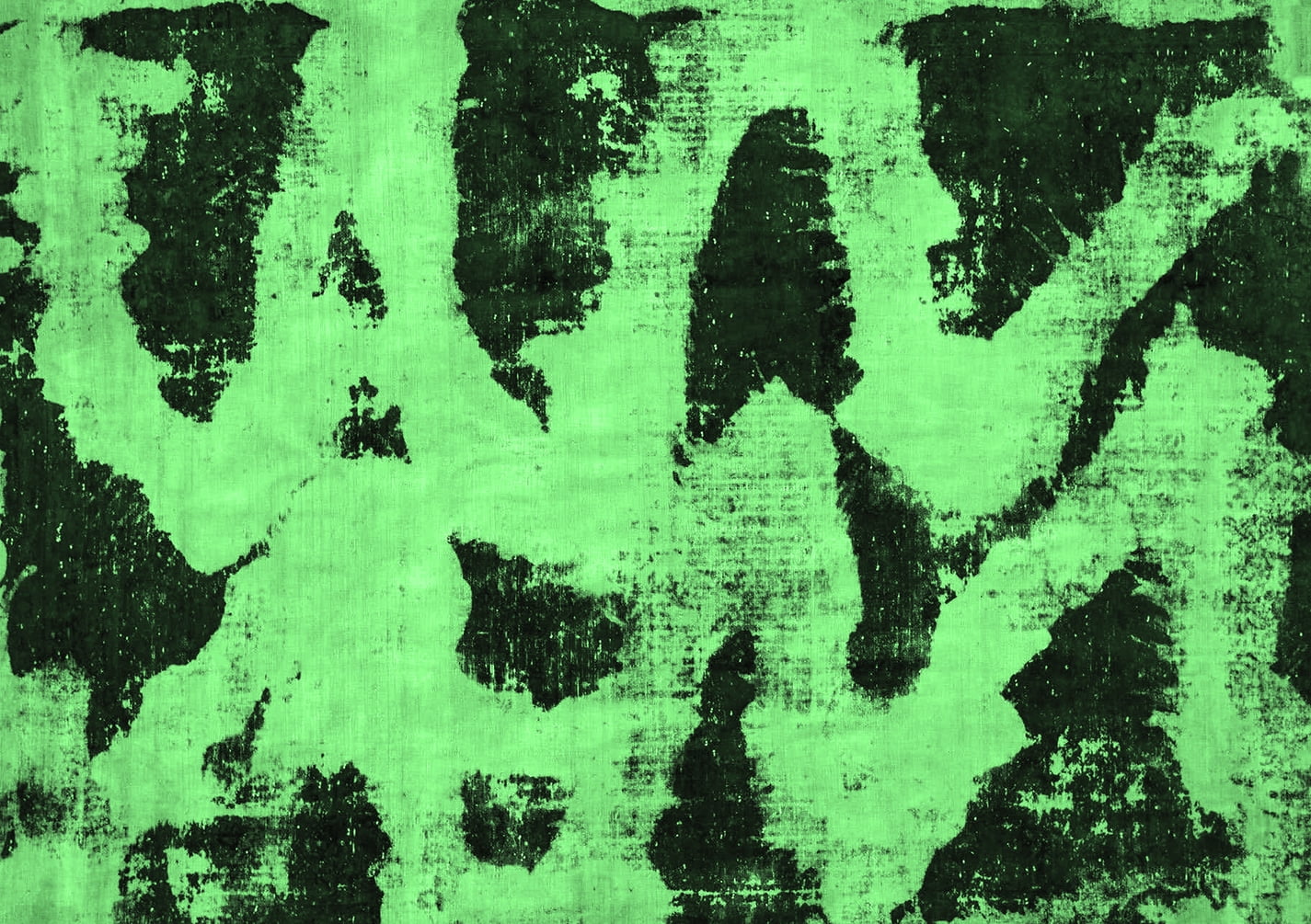 Ahgly Company Indoor Rectangle Abstract Emerald Green Modern Area Rugs ...