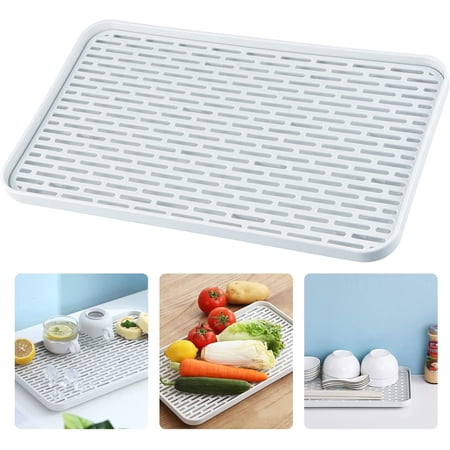 Draining mat draining rack with drip tray - large draining board 39 x ...