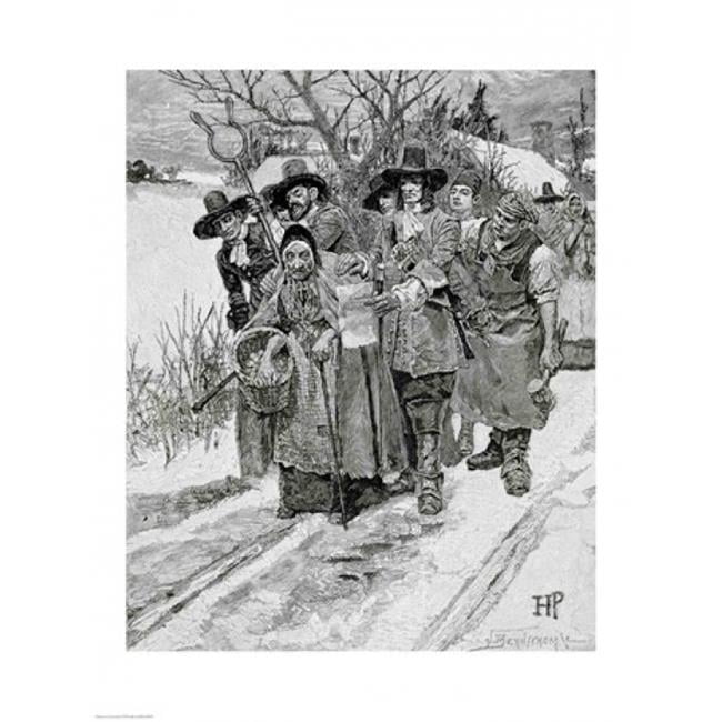 Arresting A Witch Poster Print by Howard Pyle - 24 x 36 in. - Large ...