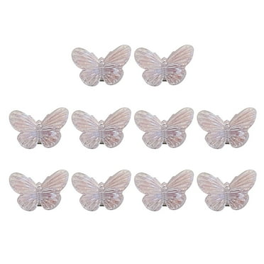 Wattne Hair Claw Butterfly Hair Claw Clips Jaw Clips 2.7 inch Girls ...