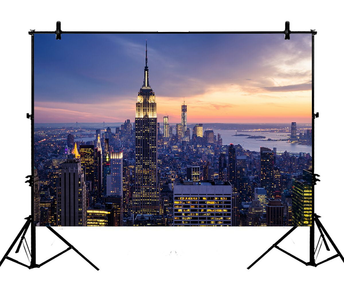 ZKGK 7x5ft New York City Skyline Polyester Photography Backdrop For ...