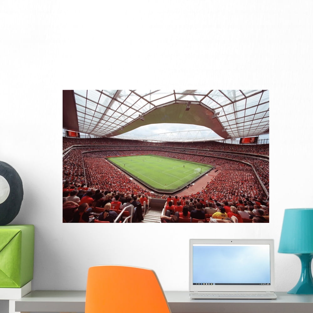 Emirates Football Stadium Wall Mural Decal Sticker, Wallmonkeys Peel ...