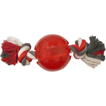 SPOT Play Strong Foamz Tugs Ball and Rope Dog Toy, 3.25" - Walmart.com