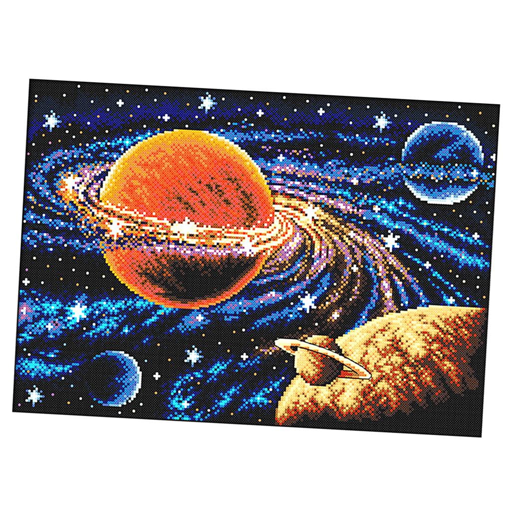 DIY Oil Painting Landscape stitch Preprinted 14CT - 45 x 32cm 14CT ...