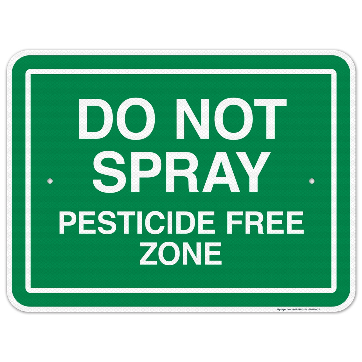 Do Not Spray Pesticide Free Zone Sign, - Walmart.com