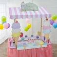 Cardboard Ice Cream Set Tabletop Hut with Frame - 2 Pc - Walmart.com