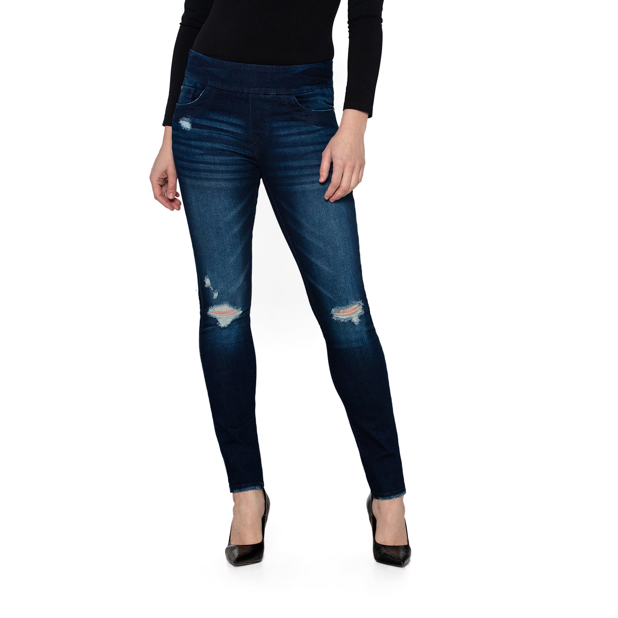 Bluberry Women's Slim Leg Scarlett Indigo denim | Walmart Canada