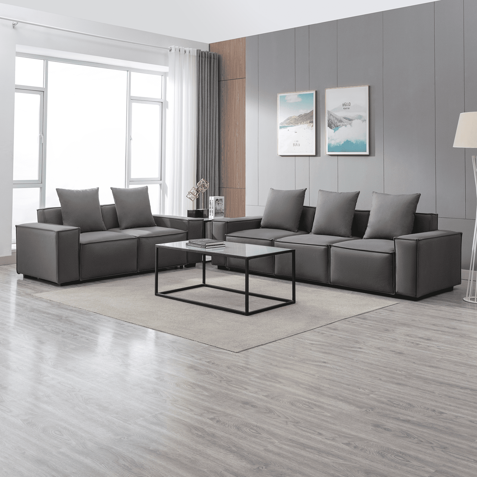 MUZZ Modular Sectional Sofa Set, Upholstered Australia | Ubuy