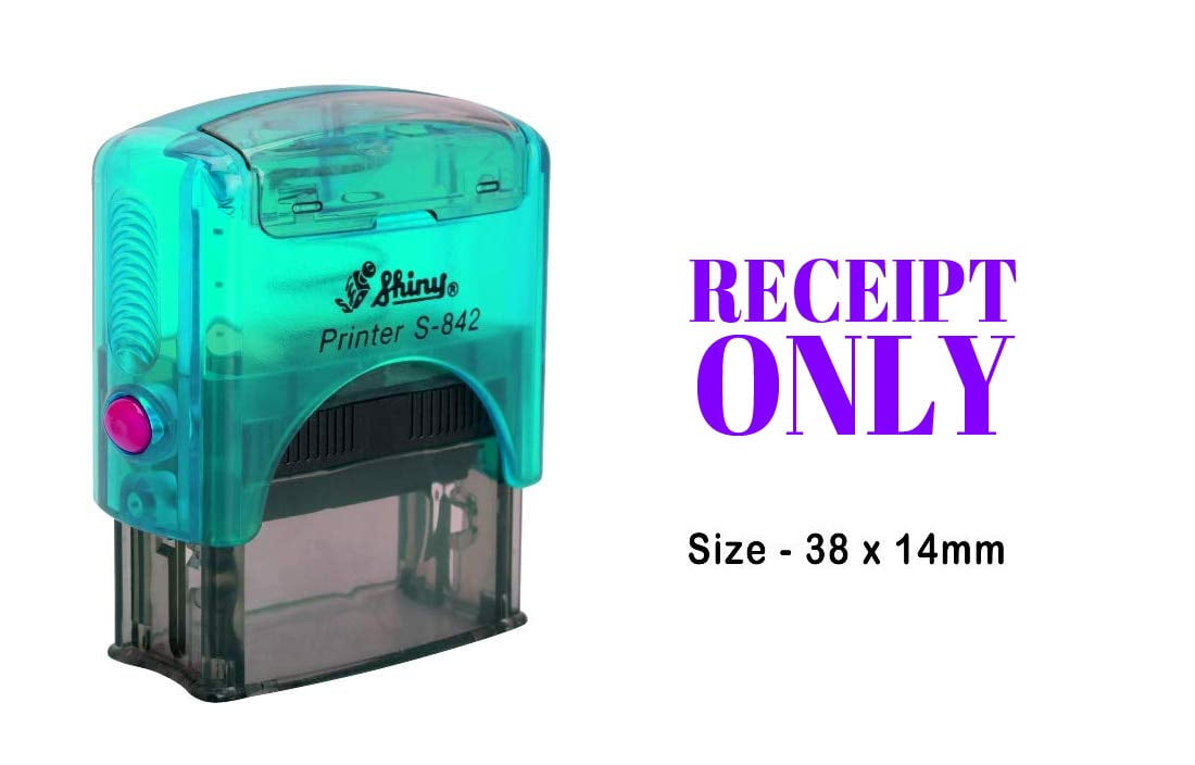 PrintValue Receipt Only Receipt Only Text Self Inking Rubber Stamp ...