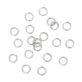 50g Brass Split Rings Double Loops Jump Rings Platinum 6x1.5mm Hole ...