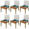 Cauagu Lone Cowboy Desert Scene for Dining Chair Seat Covers,Slipcovers ...