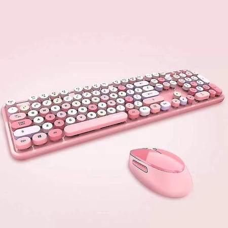 Wireless Keyboard, Mechanical Keyboard Unique Design Keyboard, Retro ...