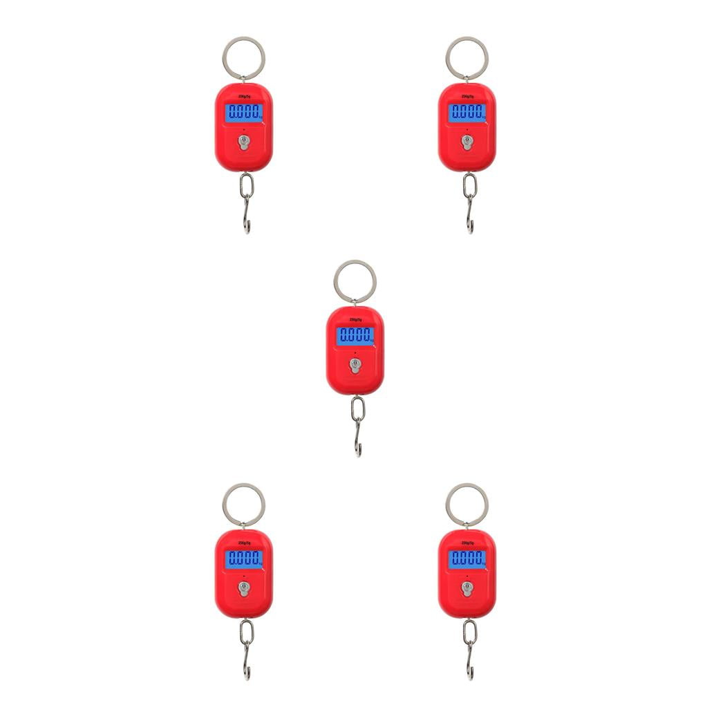 Riwesomey ¡Caliente! Mini báscula colgante de 25Kg y 5g, báscula ...