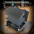 CASEMATIX 12" Waterproof Hard Case with Customizable Foam for Portable ...