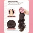 Royal Roll Hair Ponytail Clip Black Heatresistant Princess HairProducts ...