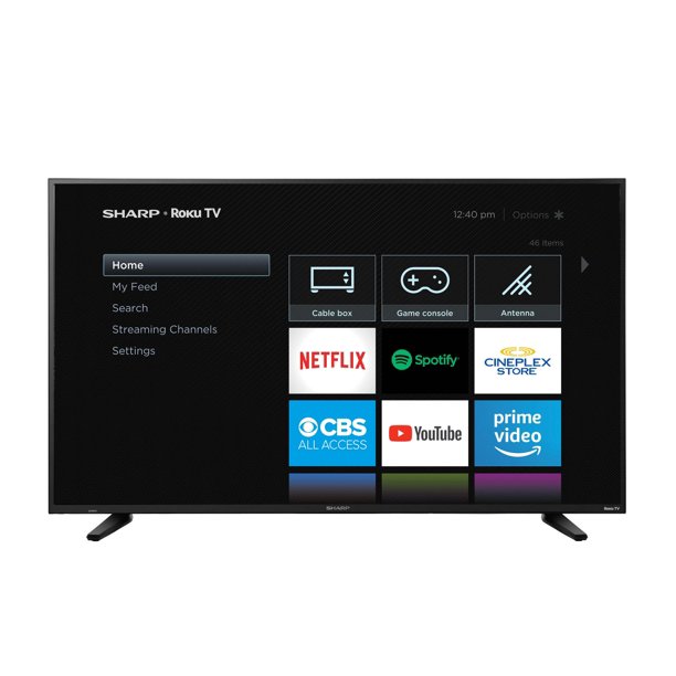 Sharp 58" Class 4K Ultra HD HDR LED Roku Smart TV (R6003) - Walmart.ca