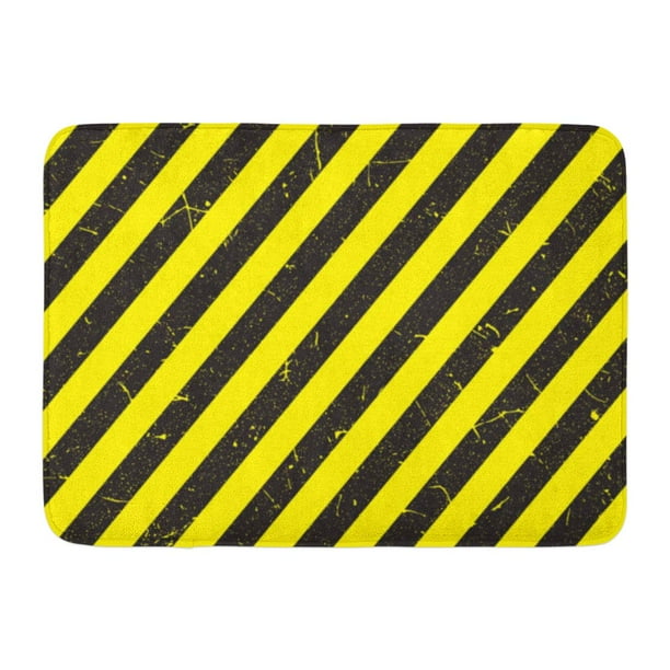 SIDONKU Caution Line Yellow and Black Color Tape Warning Hazard ...