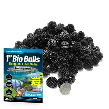 Aquatic Experts Bio Balls Filter Media - 1" Small Bio Ball for Aquarium ...