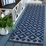 SAFAVIEH Courtyard Neville Geometric Trellis Indoor/Outdoor Area Rug, 8 ...