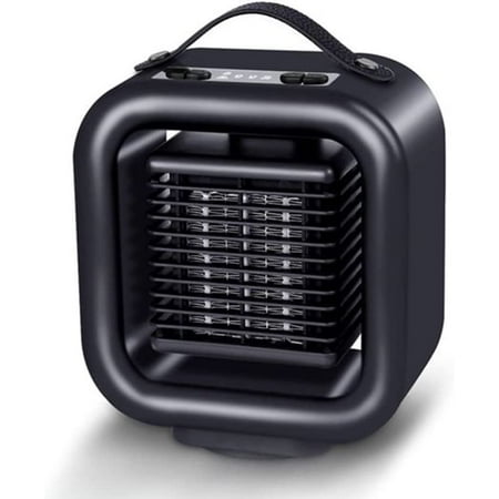 1000W Mini Fan Heater with 2 Heat Settings and Overheat Protection ...