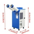 Industrial Air Conditioner 2 Outlets Cooling Equipment Industrial ...