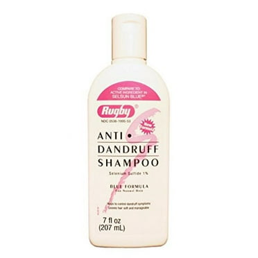 Rugby Selenium Sulfide Anti-Dandruff Shampoo 7 oz (Pack of 4) - Walmart.com