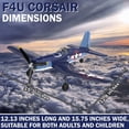 Roofworld 4CH F4U Corsair RC Airplane 2.4GHz Aerobatic Aircraft Remote Control Fixed Wingspan ...