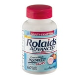 Rolaids Advanced Tablets, Mixed Berries 60ct HSA/FSA Eligible - Walmart.com