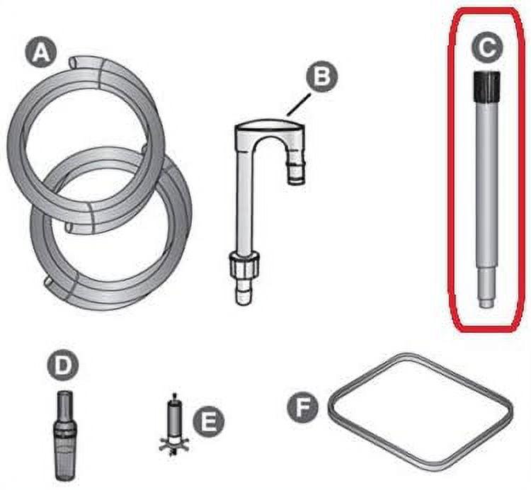 Cascade 500 Canister Filter Parts C. Intake Tube Extension by Penn-Plax ...