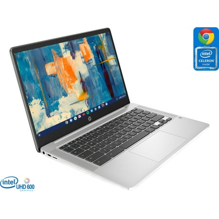 HP 14a Chromebook, 14" FHD Display, Intel Celeron N4000 Upto 2.6GHz ...