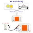 Skksst 1-10Pack AC220V 20W COB LED Light Chip Full Spectrum Plant Grow Light High Power Lamp ...