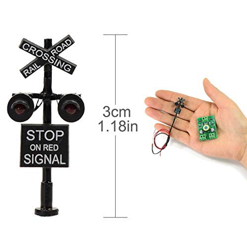 Railroad Crossing Signals Flashing