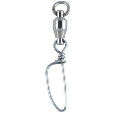 Eagle Claw Black Ball Bearing Swivel with Interlock Snap - Walmart.com