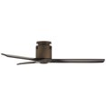 52" Casa Vieja Rustic Farmhouse 3 Blade Indoor Hugger Ceiling Fan with ...