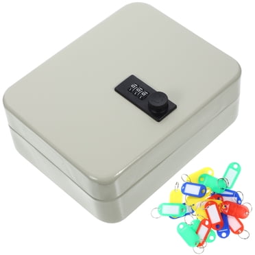 WeHere 16 Key Lock Box, Smart Wall Mount Key Cabinet for House, Hotel ...