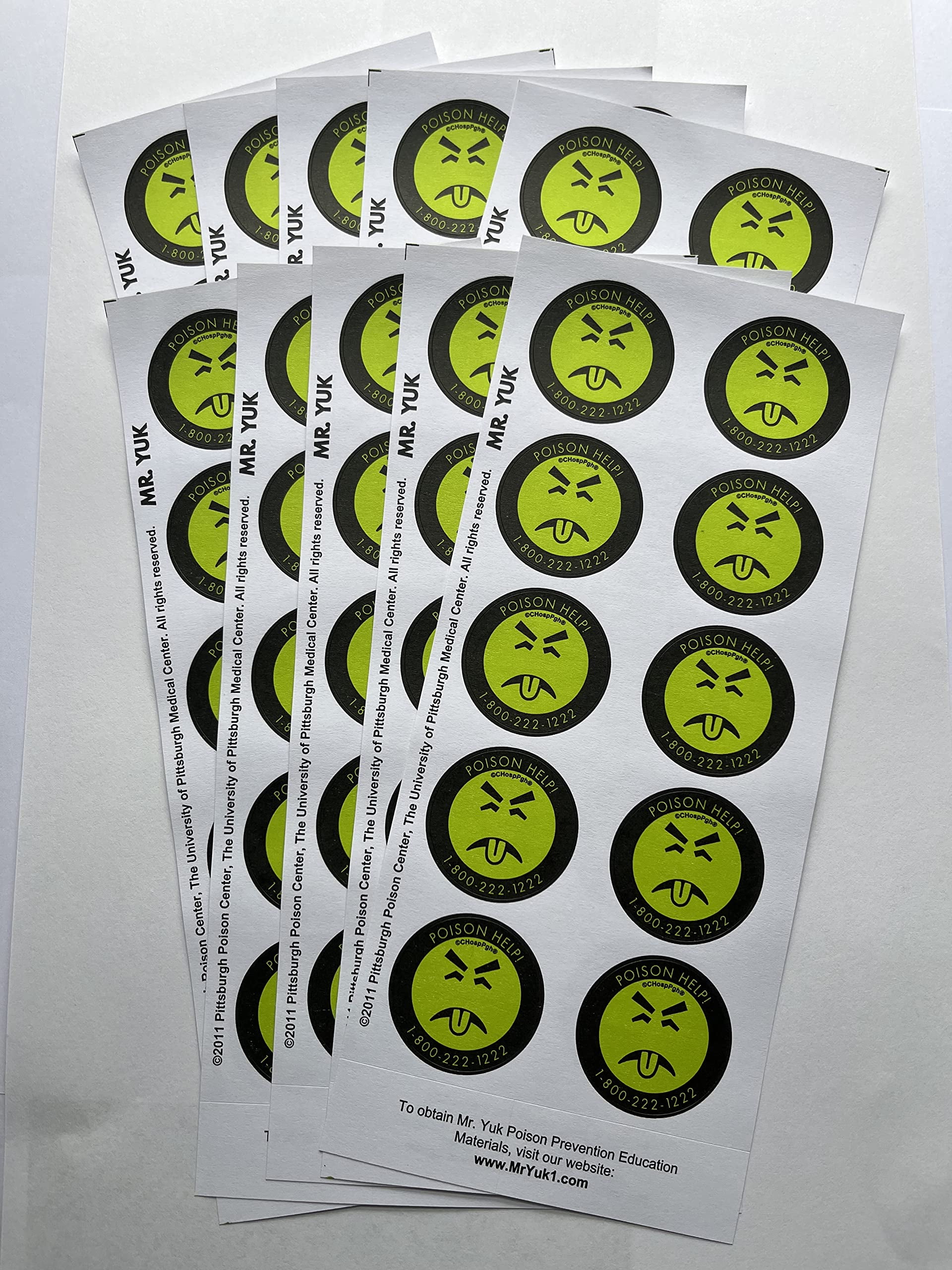 Poison Control Sticker