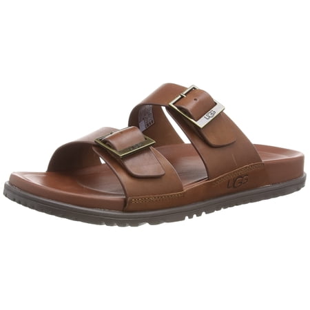 UGG Men's WAINSCOTT Buckle Slide Sandal, Cognac Leather, 13 | Walmart ...