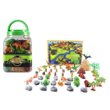 Adventure Force 55-Piece Jumbo Bucket Play Set, Dinosaurs - Walmart.com