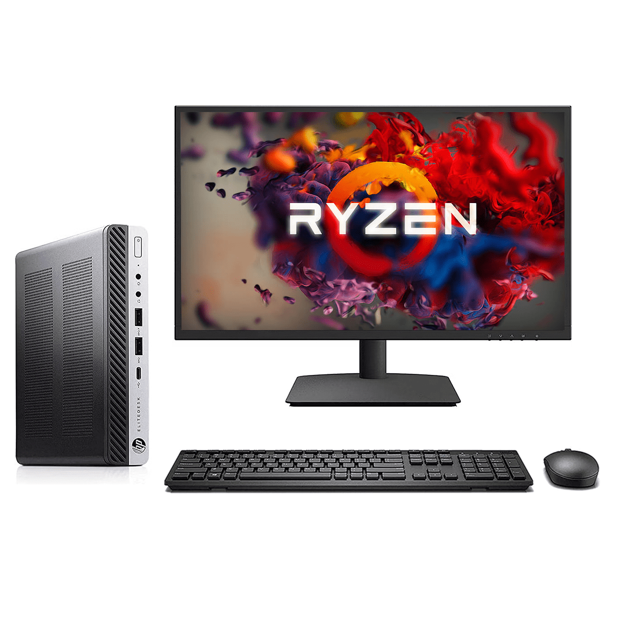 Computadora Original Hp Mini Ryzen 5 Monitor HD 16gb Ram DDR4 480gb ...