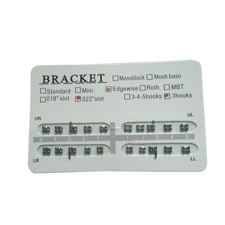 Dental Mini Roth Bracket 3 Hook Mesh Base/Monoblock - Walmart.ca