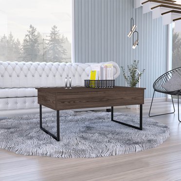 Elegant Coffee Table & Extension Top, Natural - Walmart.com