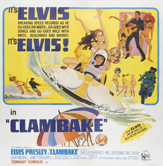 Clambake - movie POSTER (Style A) (30" x 30") (1967) - Walmart.com