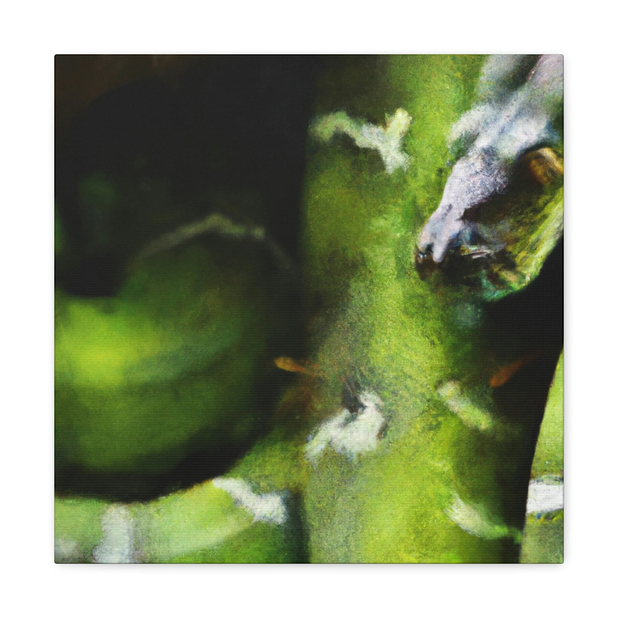 Green Python in Nature - Canvas - Walmart.com