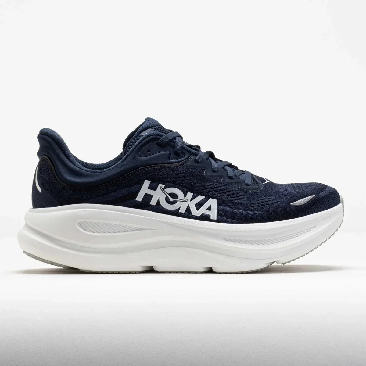Click here for Hoka Bondi 9 Mens Varsity Navy White Running Shoes... prices