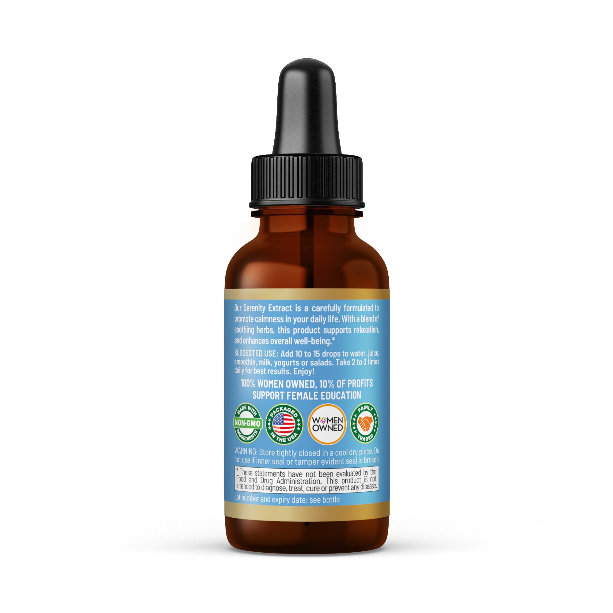 Serenity Plus - Calm Supplement, Chamomile, Valerian Root, Natural ...