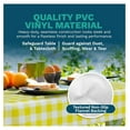 Vinyl Tablecloth 60x120 Gray Checkered - Waterproof, Easy Clean ...