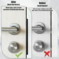 Door Latch Guard Plate, Outswing Door Security Heavy Duty Outswing ...