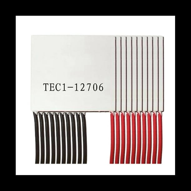 10 Piezas Elementos Peltier TEC1-12706 MóDulo TermoeléCtrico Peltier ...