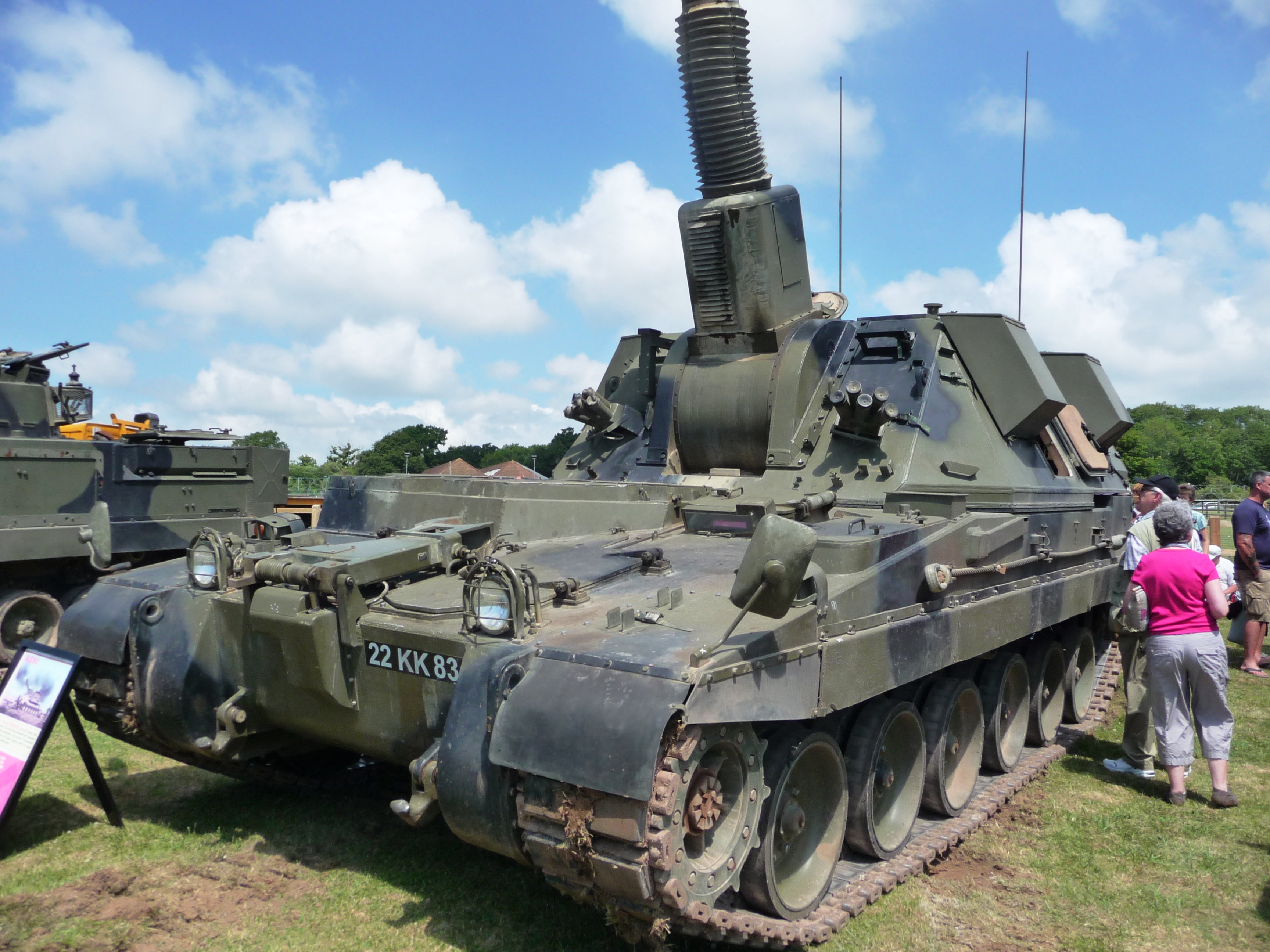 AS90 at the Tankfest 2009.-20 Inch By 30 Inch Laminated Poster With ...