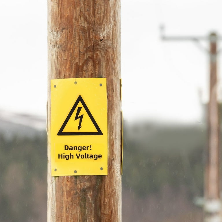 Buy Danger High Voltage Electrical Safety Warning Labels